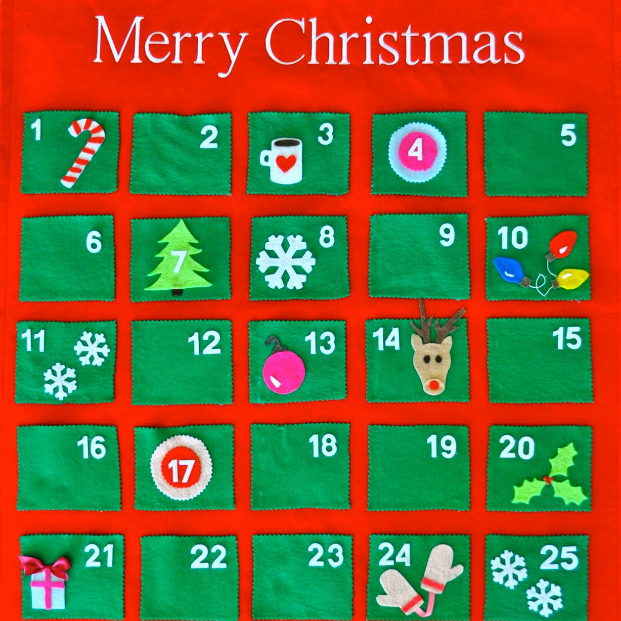 How to Make a Festive Felt Advent Calendar How to Make a Festive Felt Advent Calendar