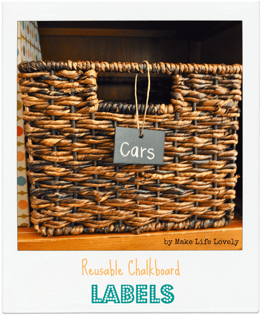Reusable Chalkboard Labels - Make Life Lovely