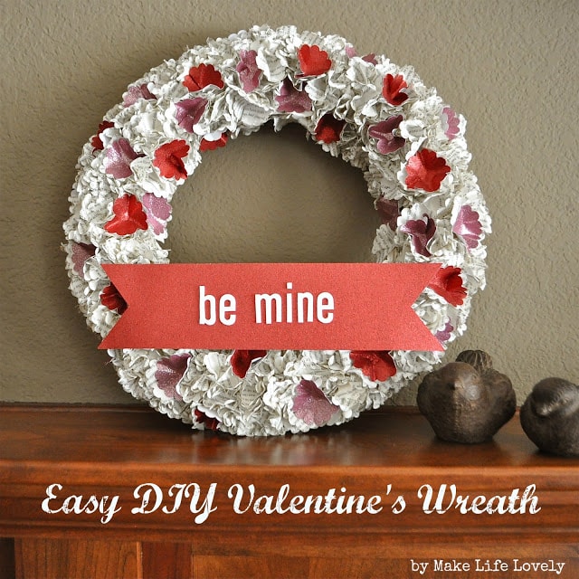 Easy DIY Valentine's Wreath - Make Life Lovely