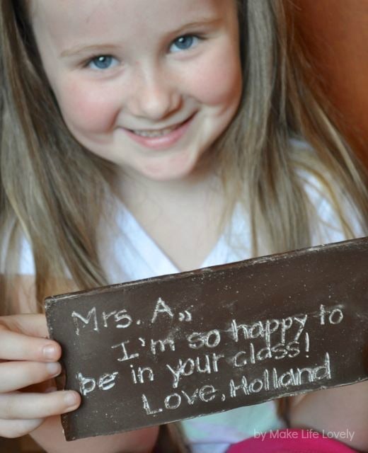 Write on Chocolate to Make a Chocolate Chalkboard, by Make Life Lovely ...
