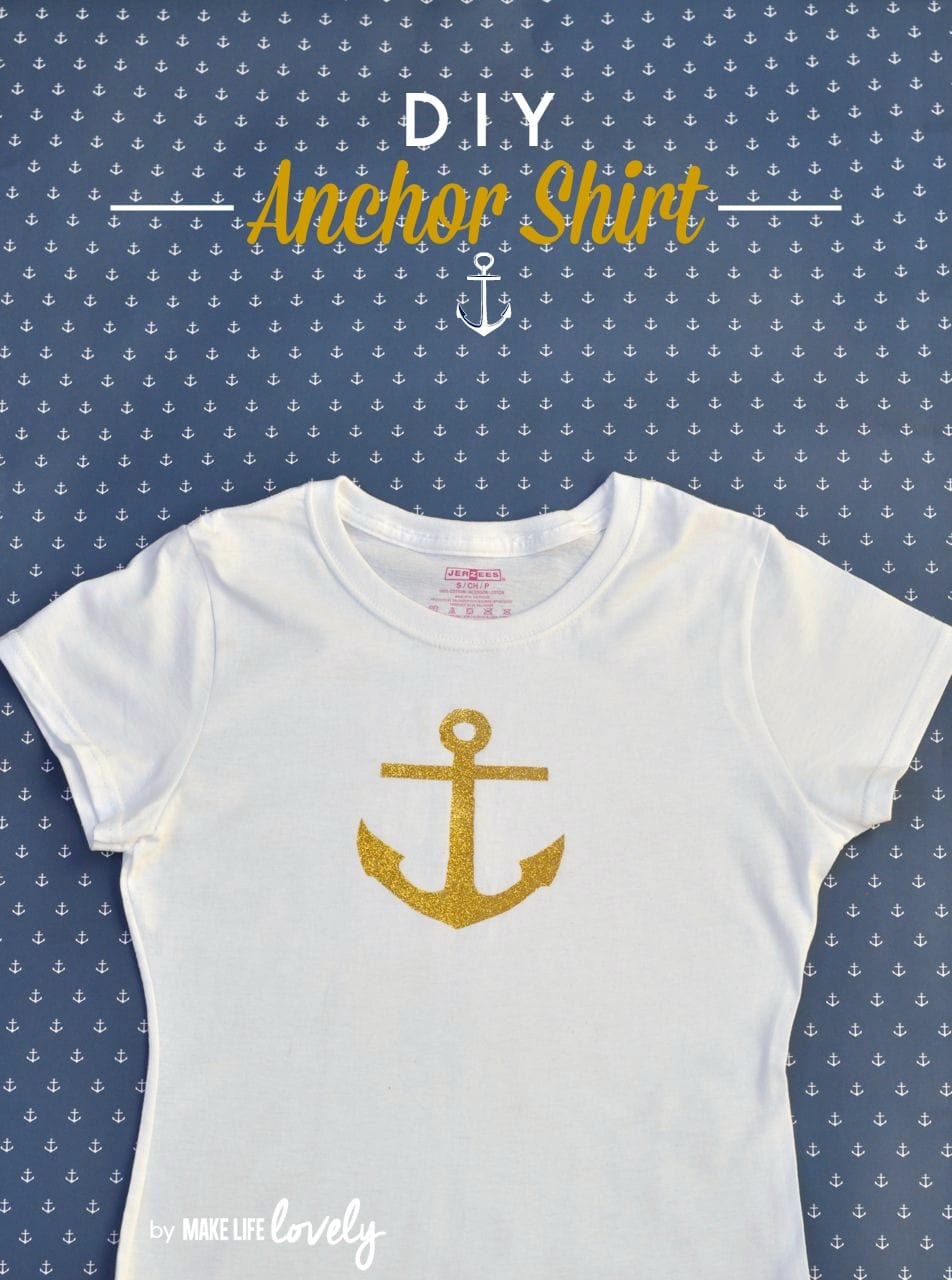 DIY Anchor Shirt - Make Life Lovely