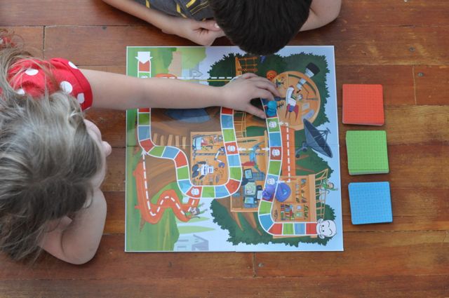 Playing Q's Race to the Top Board Game - Make Life Lovely
