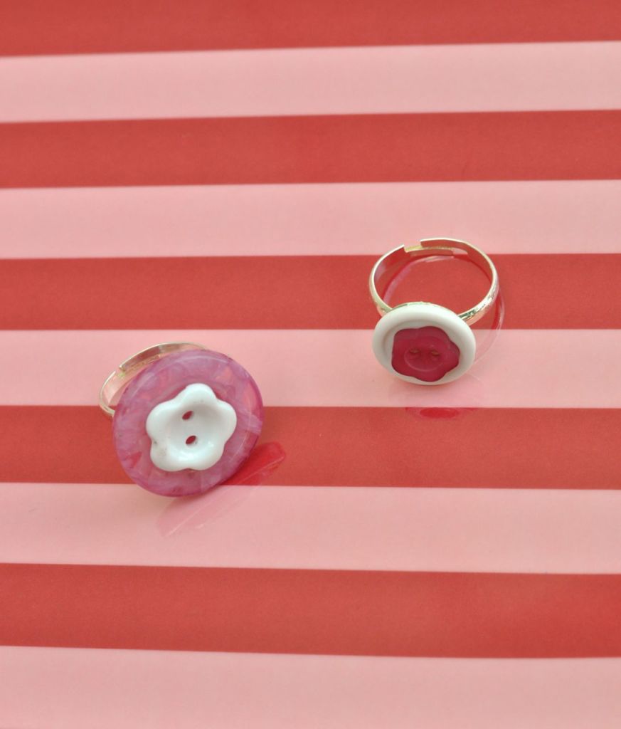 DIY Button Rings | Make Life Lovely - Make Life Lovely