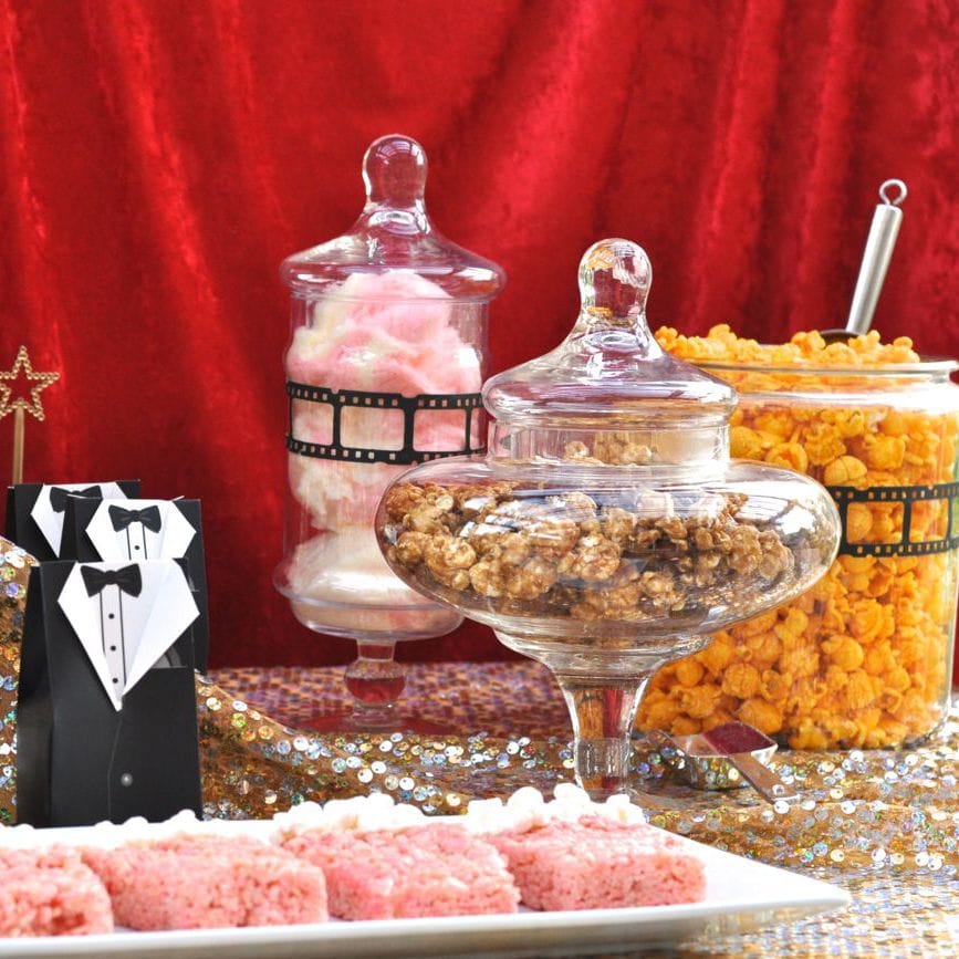 Film Strip Decorations for a Movie Party - Make Life Lovely
