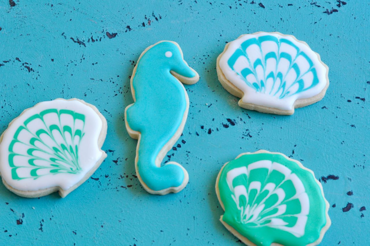 Seashell Cookies Tutorial - Make Life Lovely
