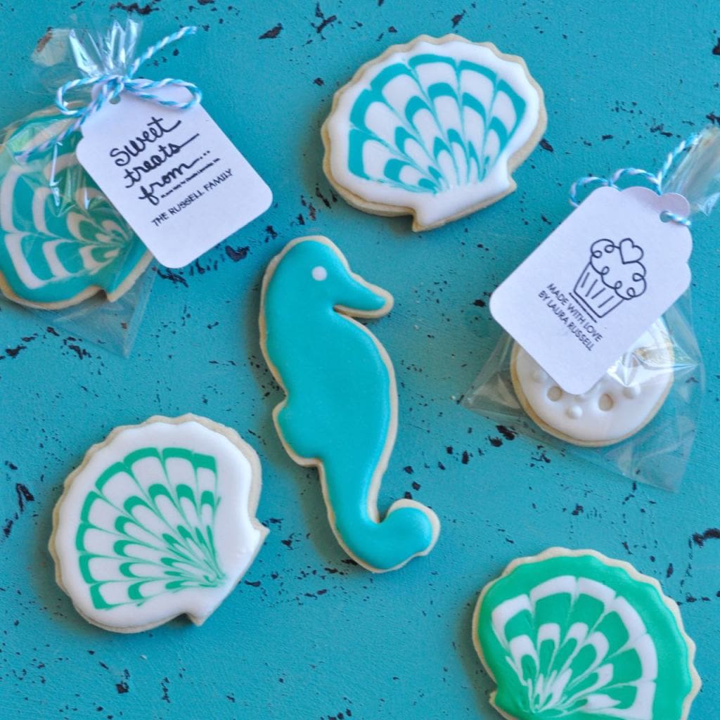 Seashell Sugar Cookies - Make Life Lovely