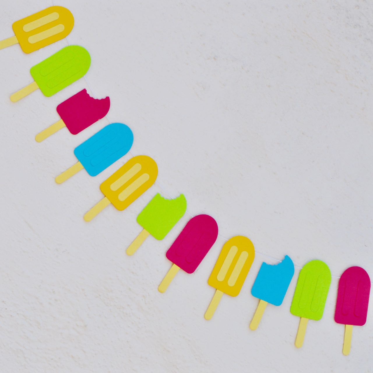 DIY Popsicle Garland - Make Life Lovely