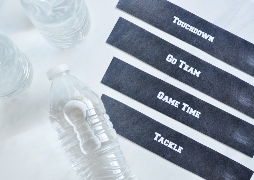 Free Printable Football Labels - Make Life Lovely