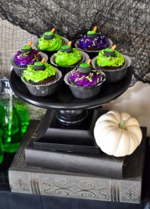 Witch Halloween Party + Cauldron Pudding - Make Life Lovely