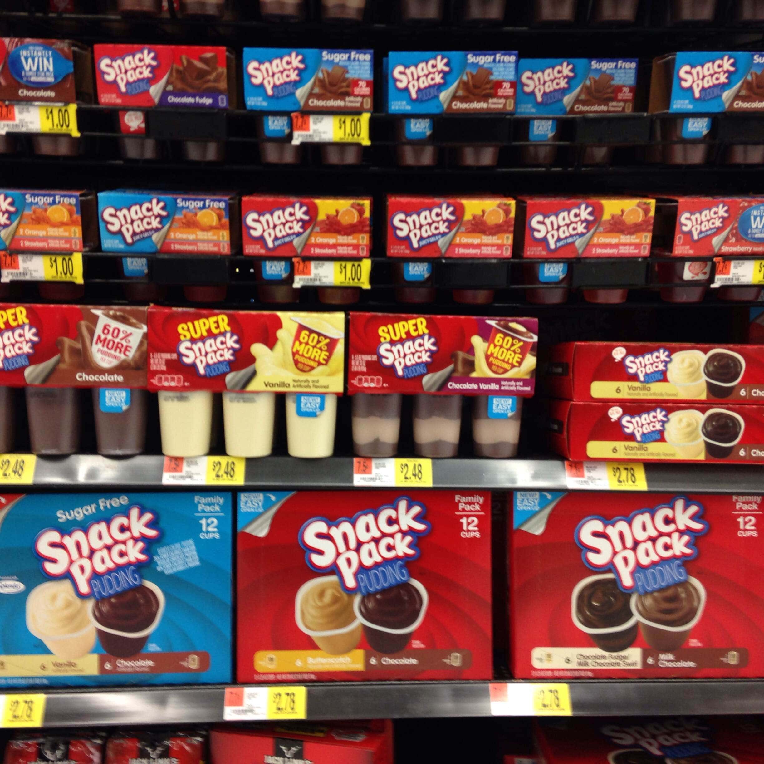 Snack Pack Pudding at Walmart - Make Life Lovely
