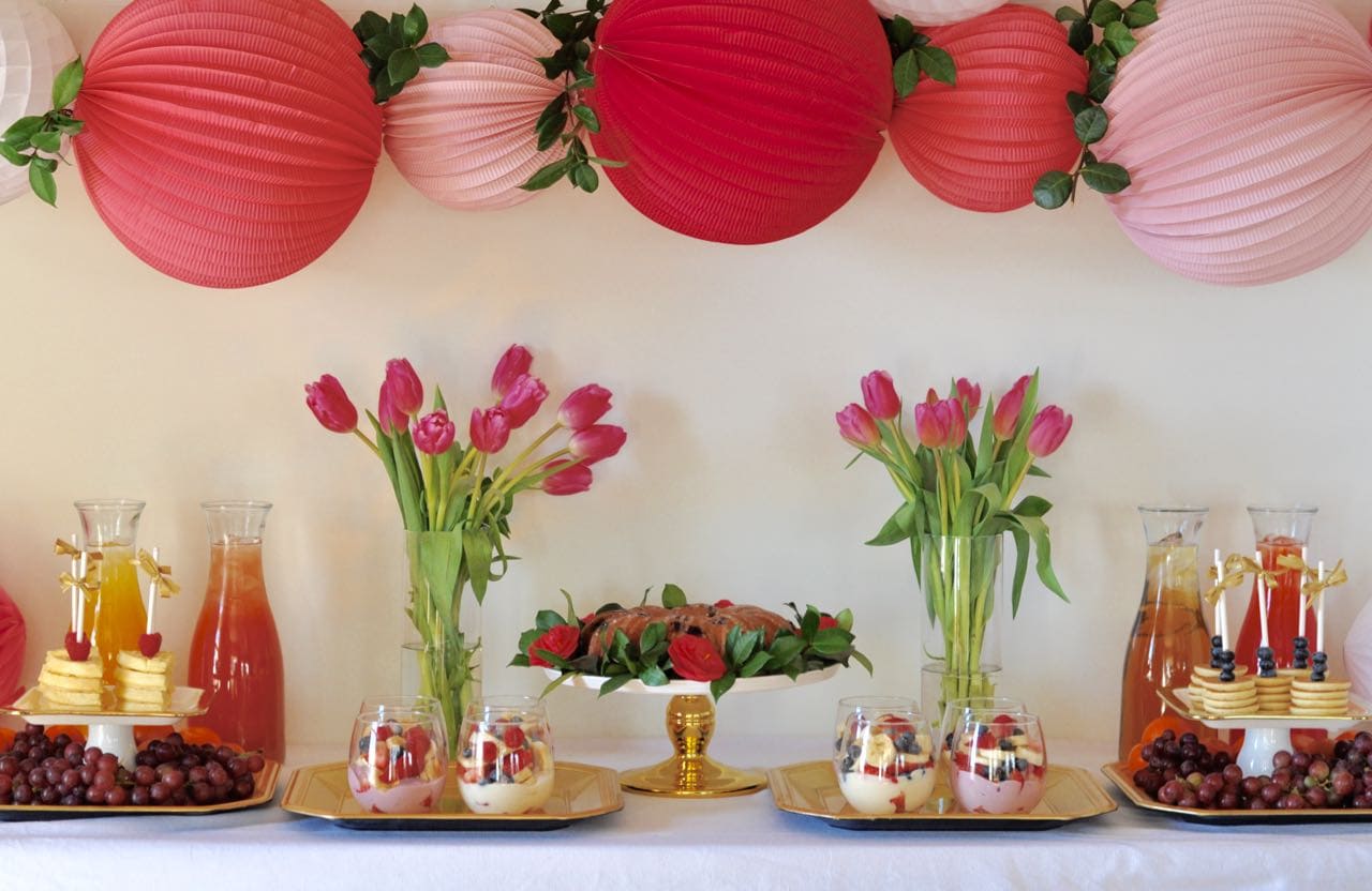 Brunch Party + Lemon Blueberry Coffee Cake Recipe - Make Life Lovely