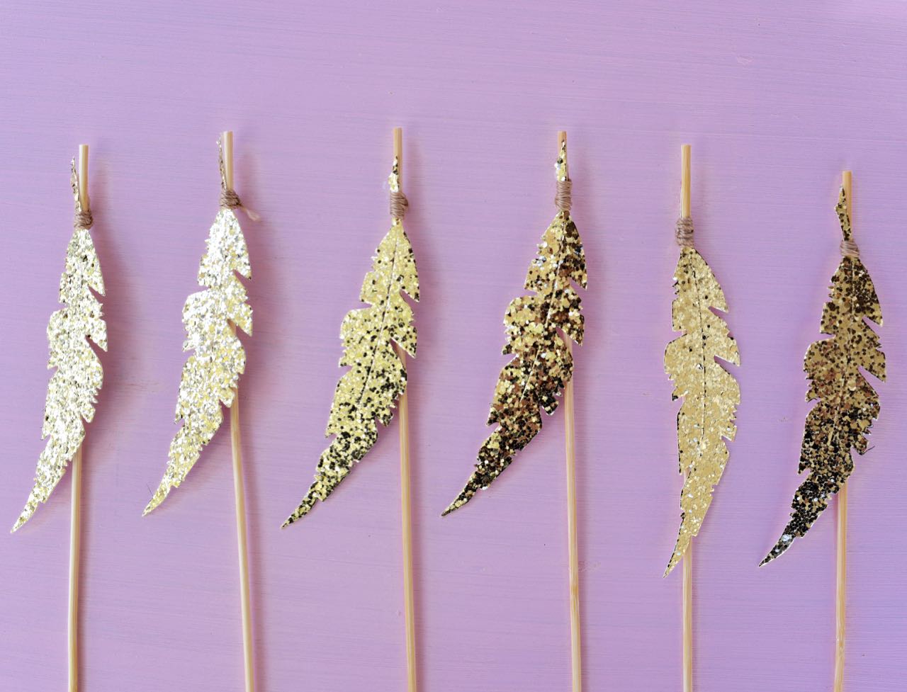 Feather Cupcake Toppers DIY - Make Life Lovely