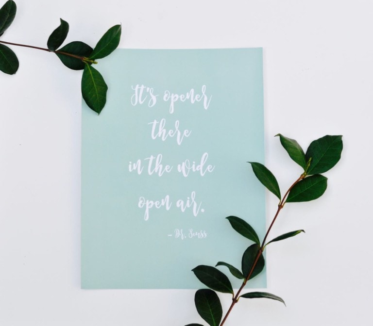 Free Printable Dr. Seuss Quotes - Make Life Lovely