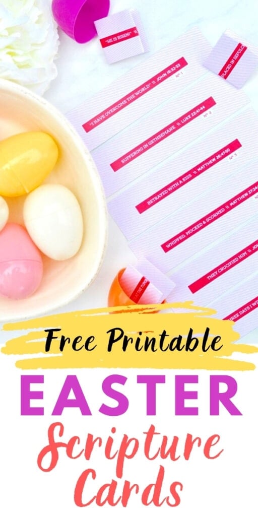 Free Printable Easter Scripture Cards - Make Life Lovely