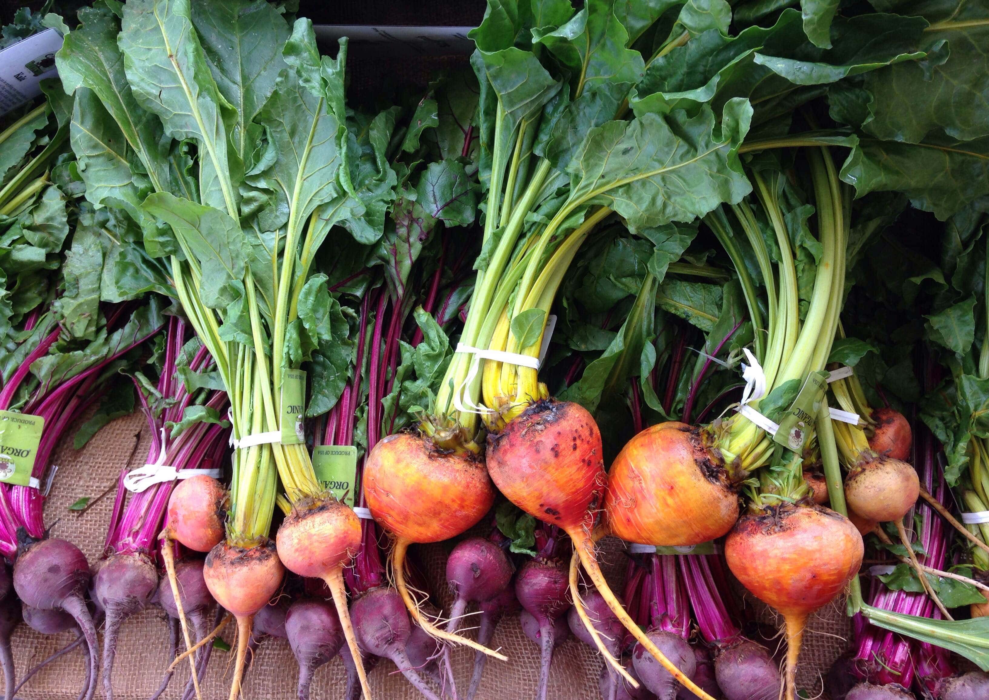 Root vegetables at the farmer's market - Make Life Lovely