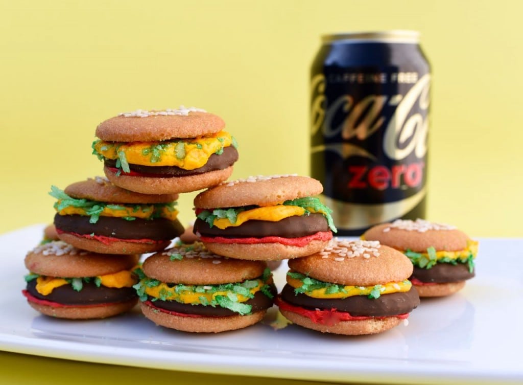 Mini Hamburger Cookies - Make Life Lovely