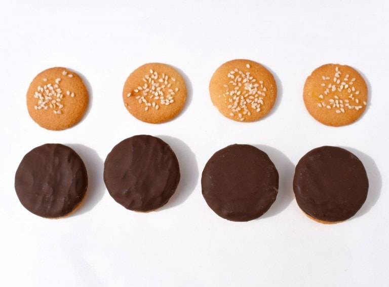 Mini Hamburger Cookies - Make Life Lovely