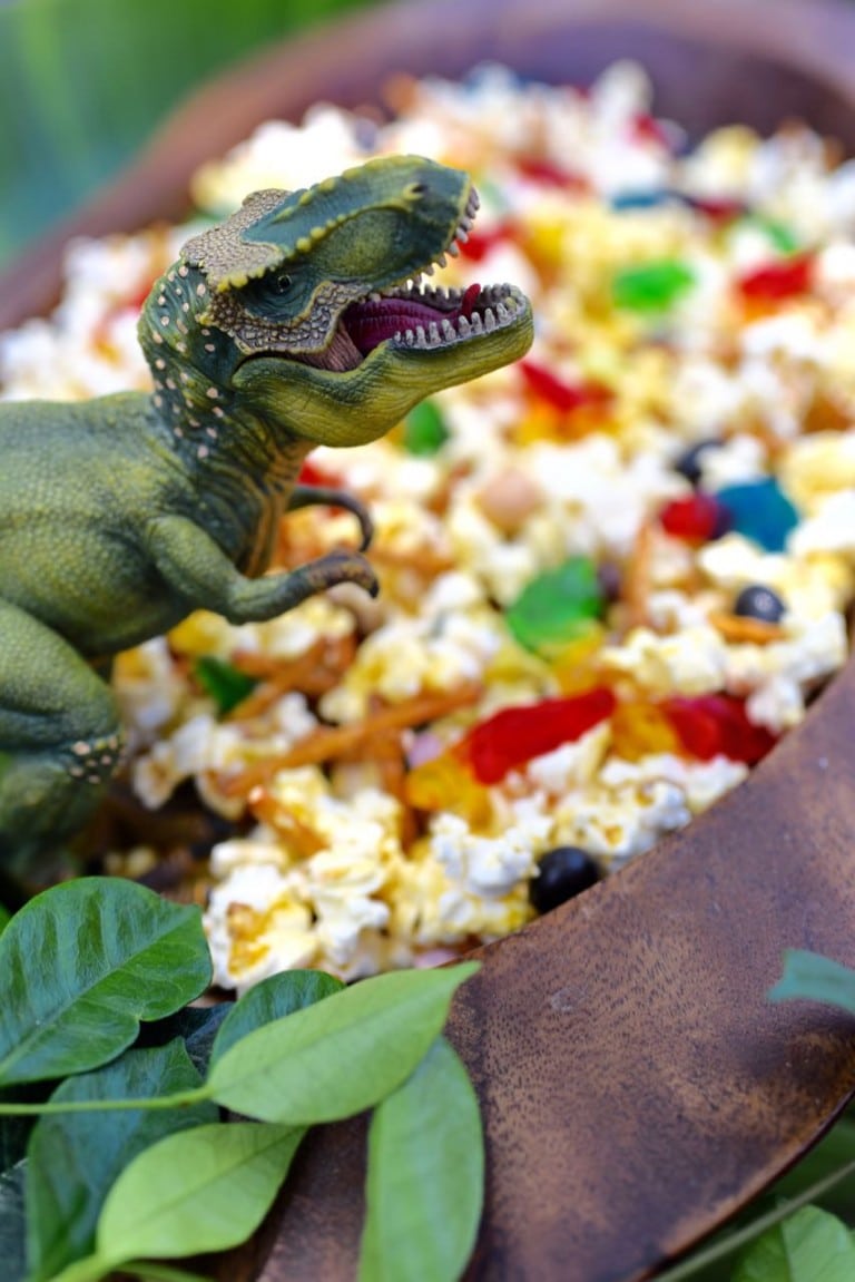 Dinosaur Snack Mix for a Dinosaur Party - Make Life Lovely