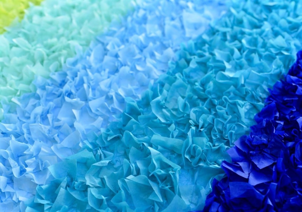Ombre Tissue Paper Backdrop - Make Life Lovely
