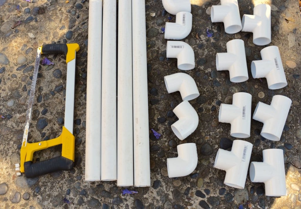 PVC Pipe Towel Holder DIY - Make Life Lovely