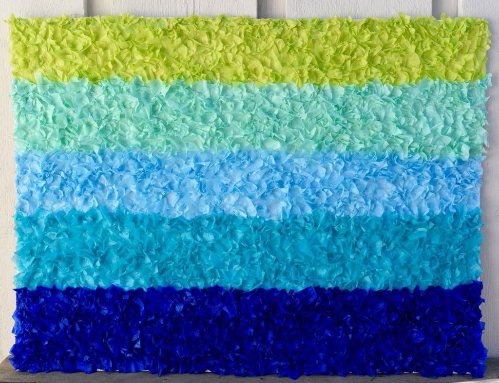 Ombre Tissue Paper Backdrop - Make Life Lovely