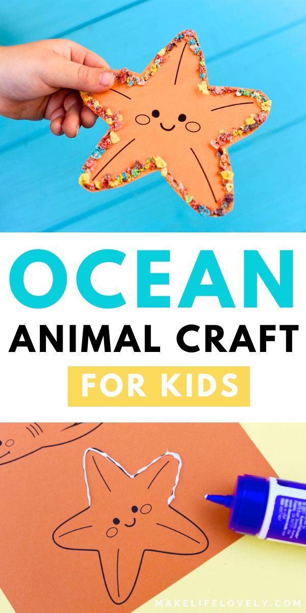 Ocean Animal Craft + FREE Printable!