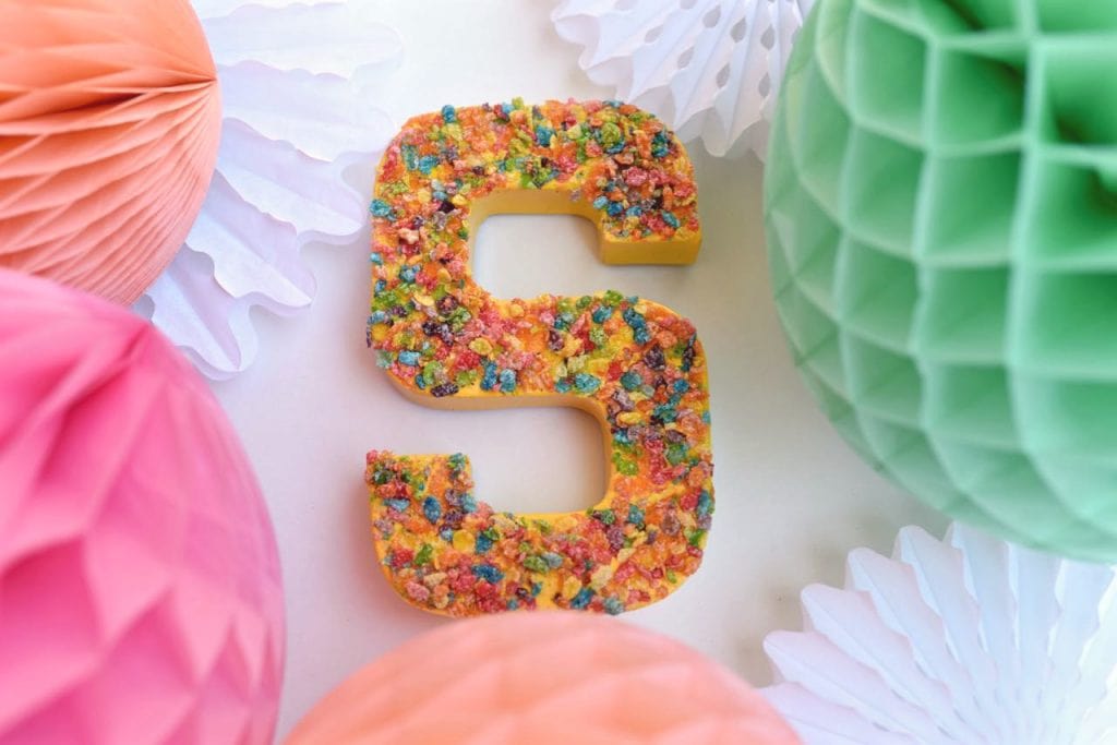 Cardboard Letter Party Decoration - Make Life Lovely