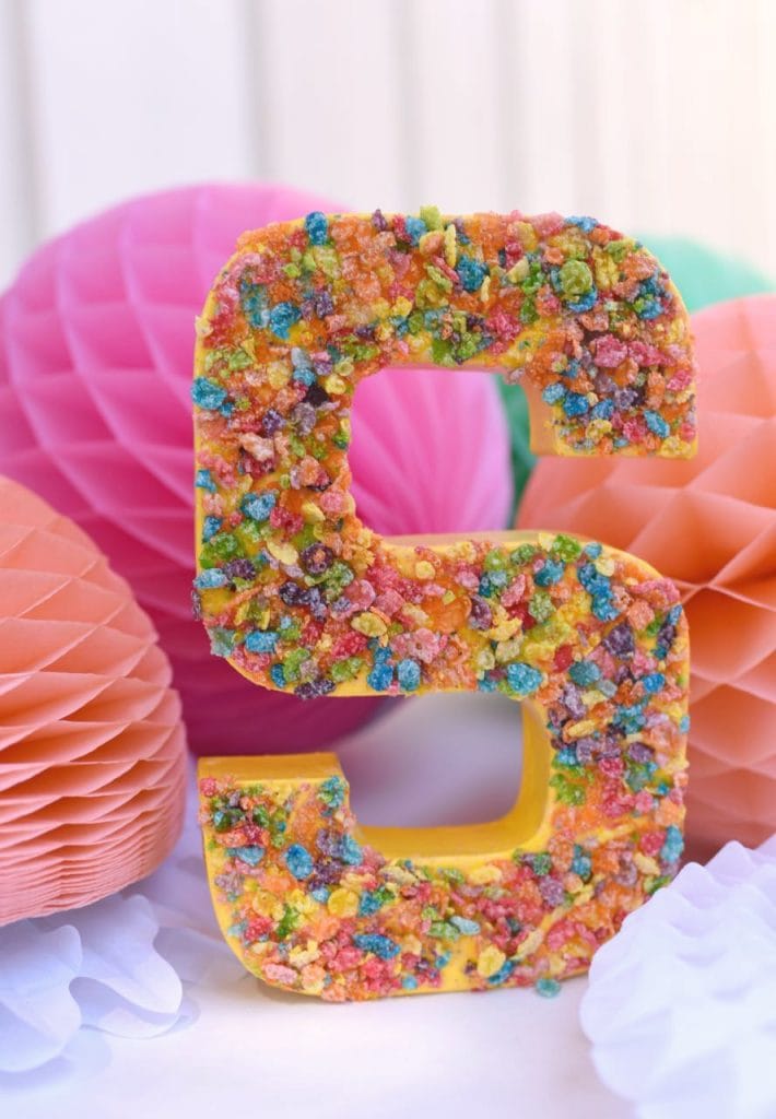 Cardboard Letter Party Decoration - Make Life Lovely