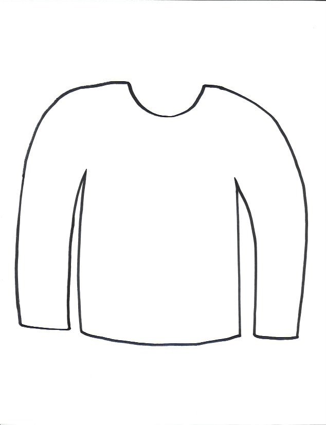 Free Printable Ugly Sweater Template Printable Templates