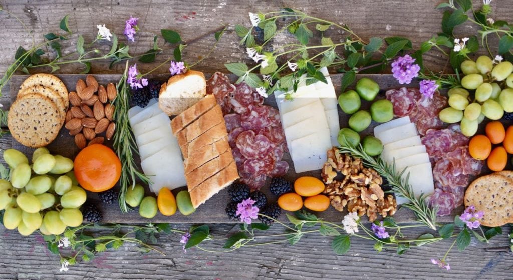 Gorgeous rustic charcuterie and cheese plate - Make Life Lovely