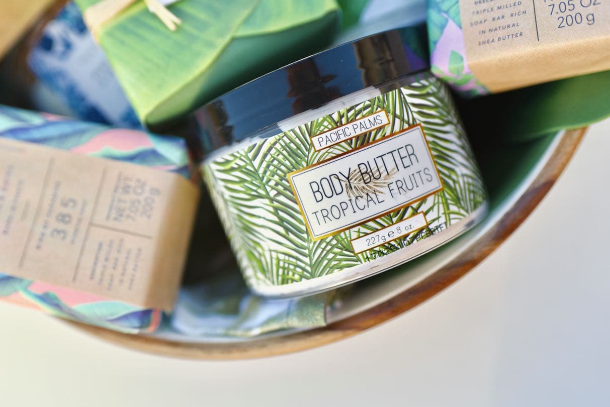 Tropical gift basket ideas - Make Life Lovely