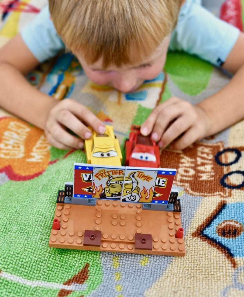 Disney Cars 3 LEGO set play time - Make Life Lovely