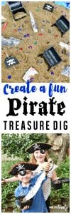 Pirate Treasure Dig For Kids {For a Swashbuckling Good Time!}
