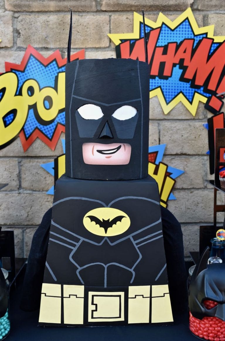 LEGO Batman cardboard costume - Make Life Lovely