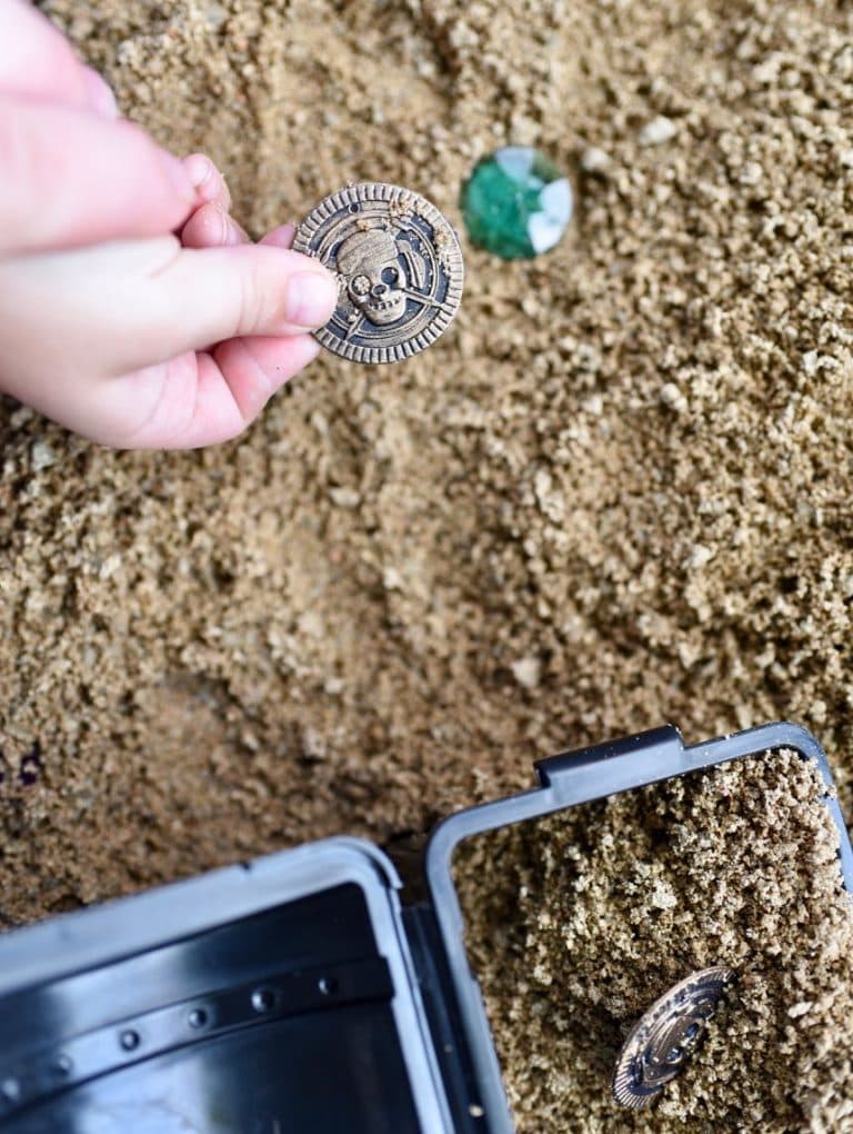 Pirate Treasure Dig For Kids {For a Swashbuckling Good Time!}