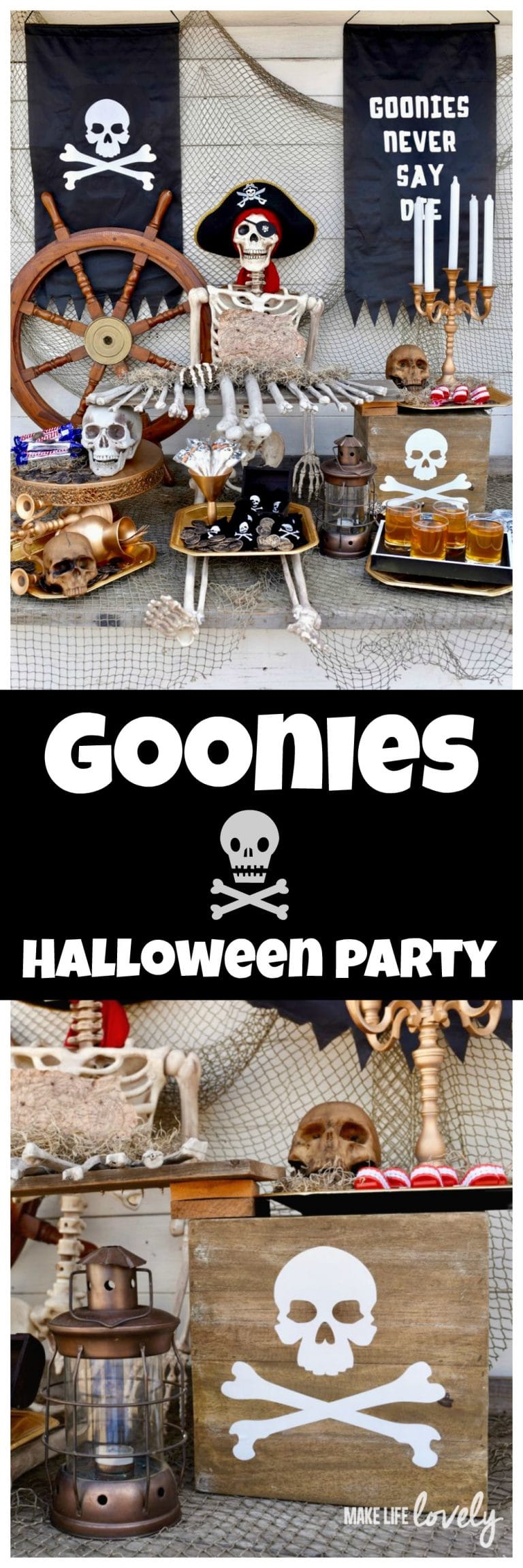 Goonies Halloween Party You've GOT To See - Make Life Lovely