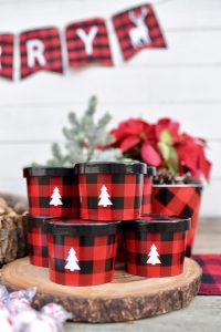 Rustic Christmas Buffalo Plaid Party with Cricut - Make Life Lovely