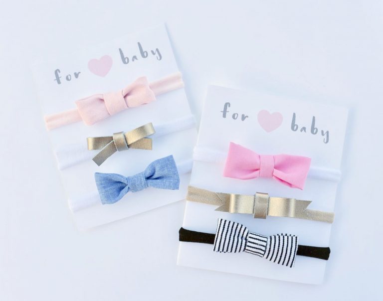 Free Printable Hair Bow Cards {To Hold DIY Hair Bow Gifts}
