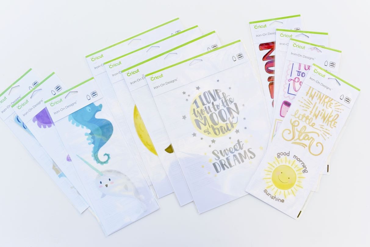 Cricut Iron-On Designs premade iron ons - Make Life Lovely