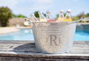 DIY Monogram Ice Bucket with Cricut - Make Life Lovely