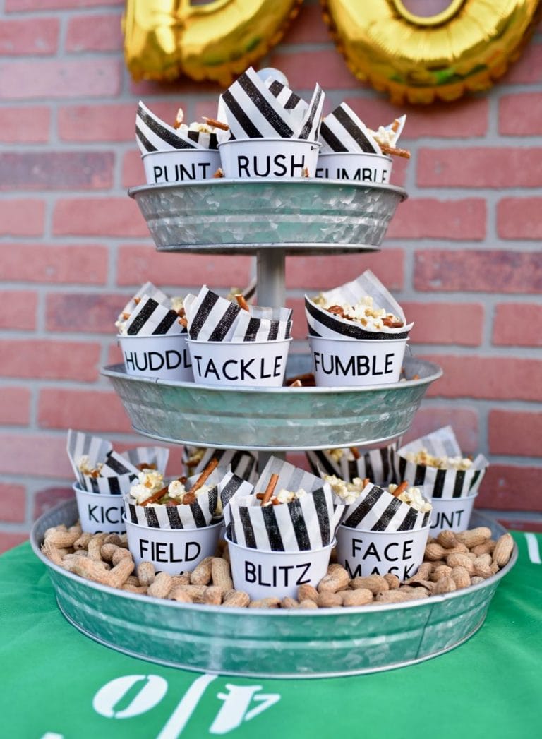 How To Create a Football Themed Party {Score With Guests!}