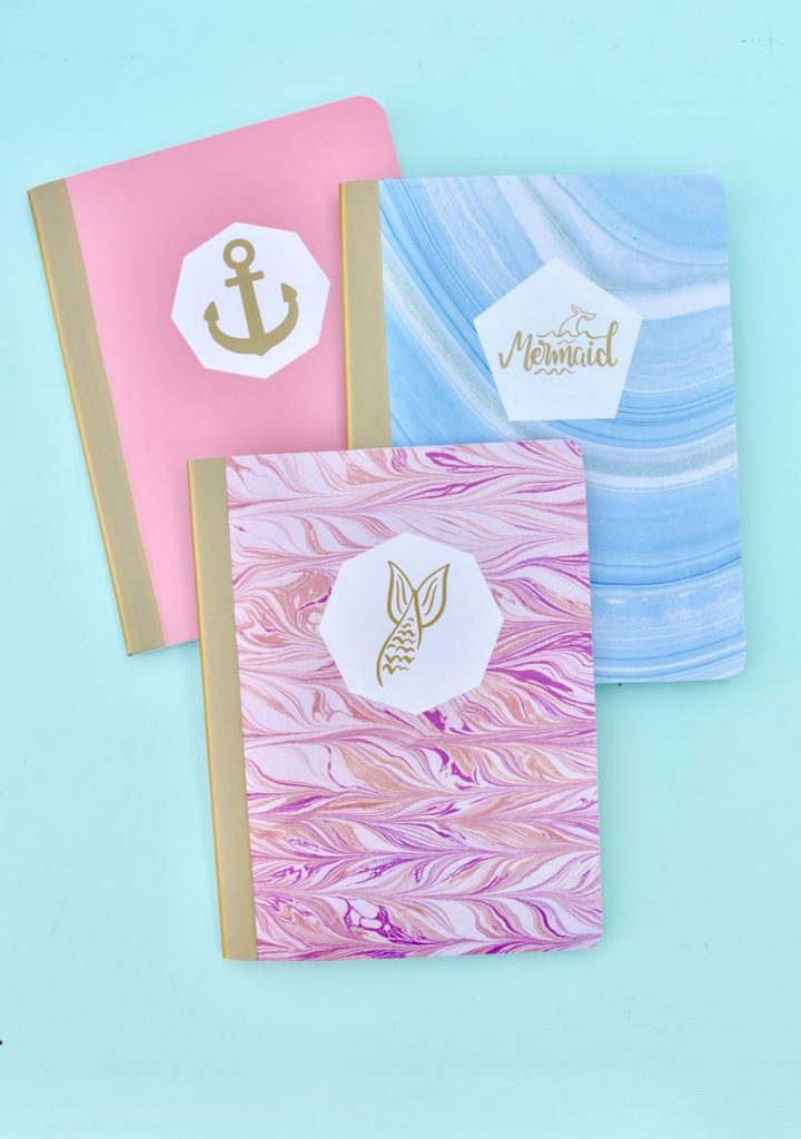 DIY notebook cover in 10 minutes! Cover a boring old notebook this a ...