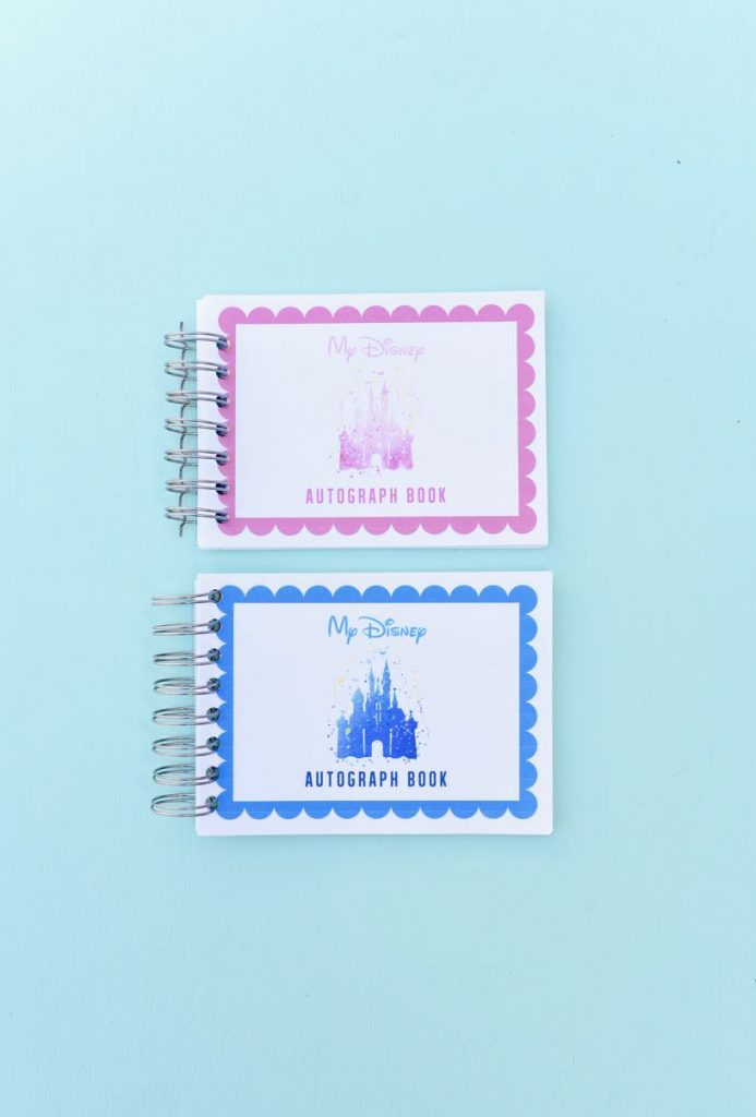 Disney autograph book DIY. Make your own Disney autograph book for LESS ...