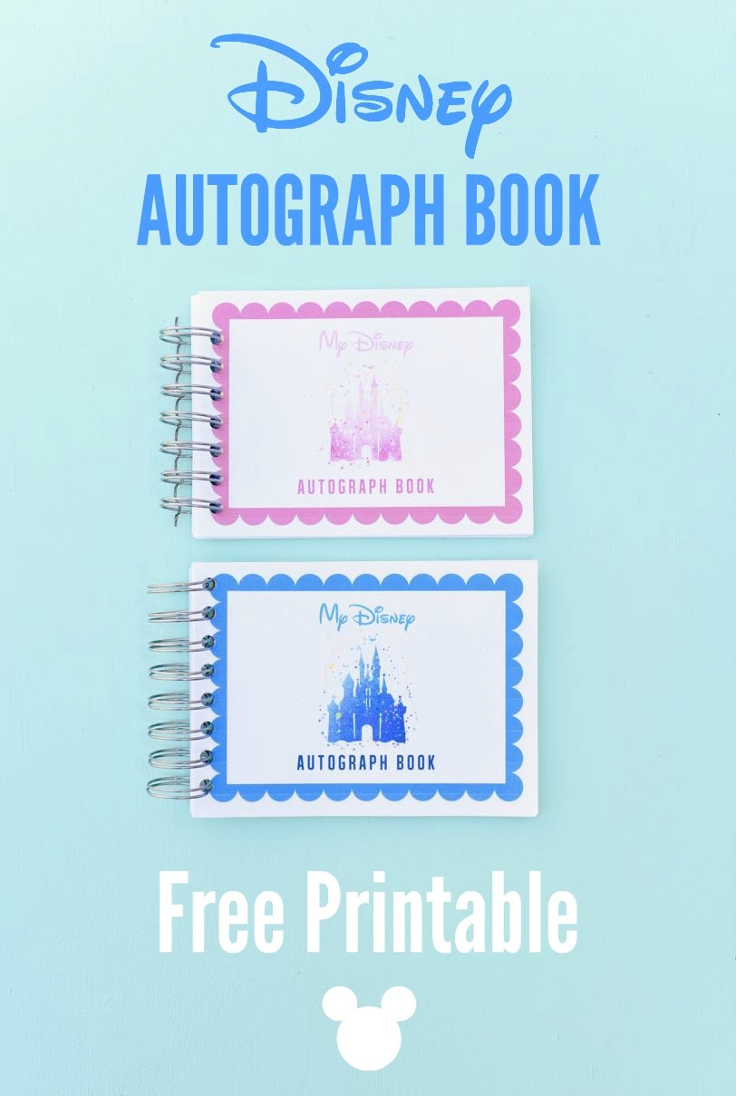 Free Printable Disney Autograph Book Printable Templates