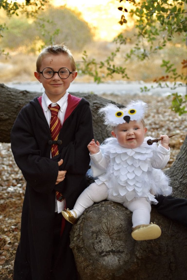 Hedwig Baby Owl Costume DIY {No-Sew} - Make Life Lovely