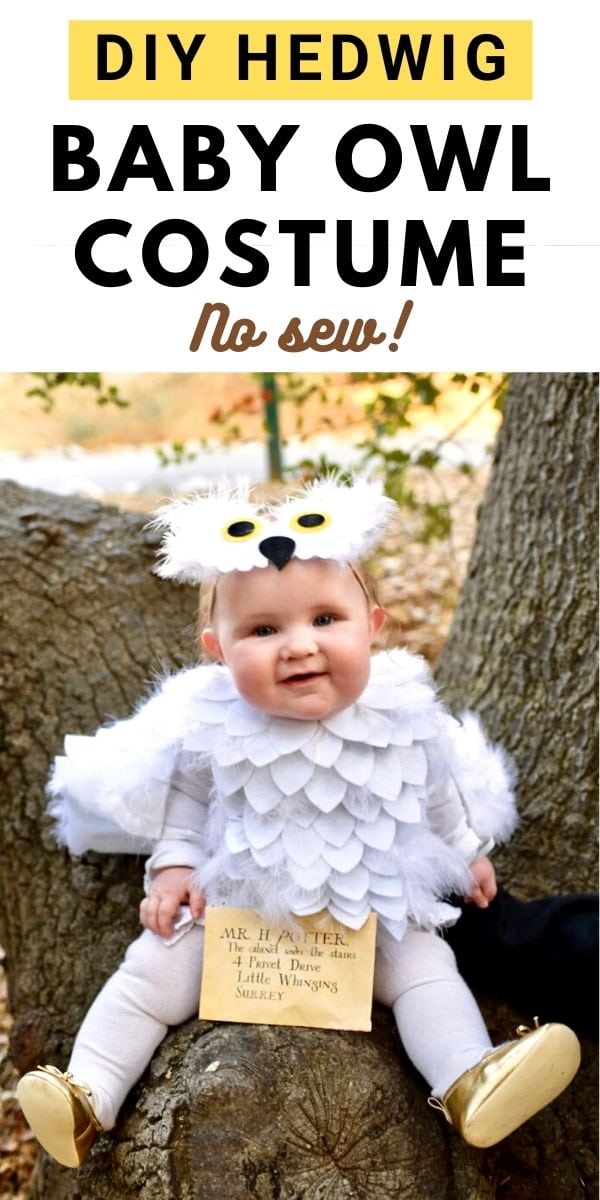 Hedwig Baby Owl Costume DIY {No-Sew} - Make Life Lovely