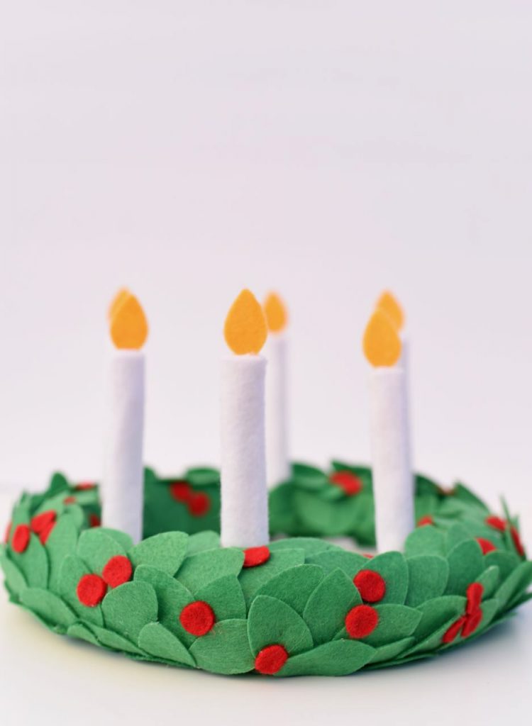 How To Make A Stunning St Lucia Crown From Felt 