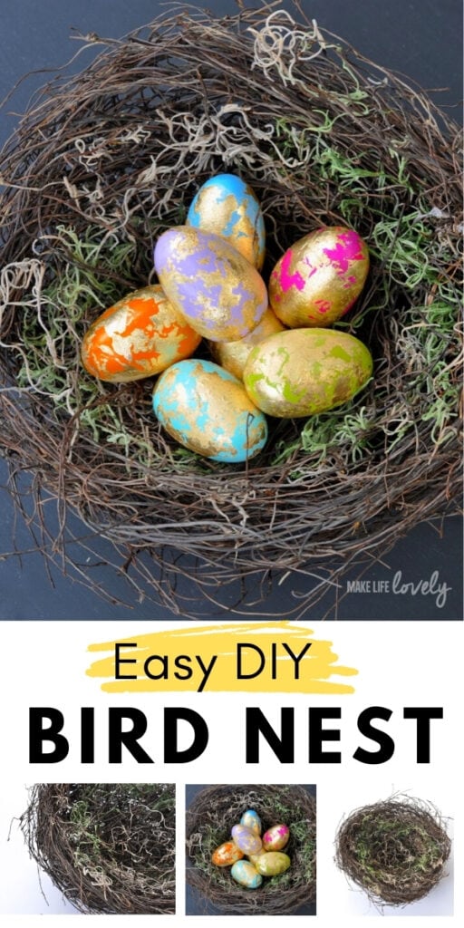 Easy DIY Bird Nest - Make Life Lovely