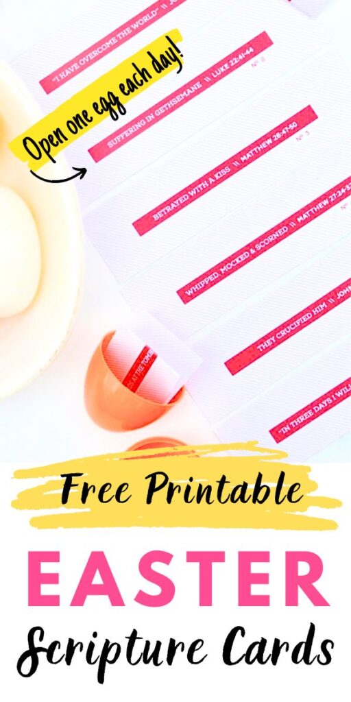 Free Printable Easter Scripture Cards - Make Life Lovely