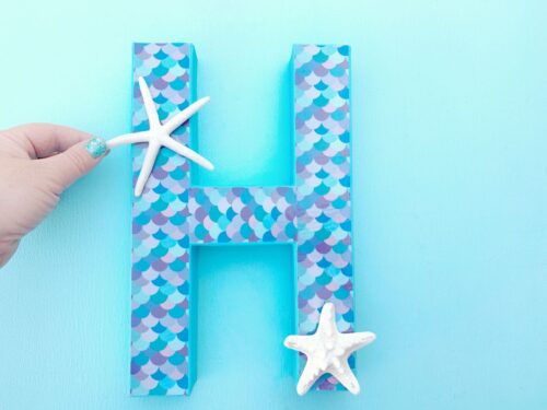 How to Make a DIY Mermaid Letter - Make Life Lovely